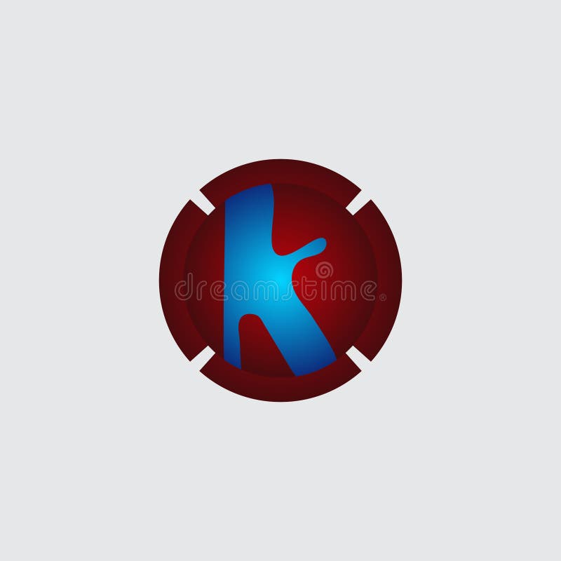 K Letter Logo Rainbow Circle Design Stock Illustrations – 29 K Letter ...