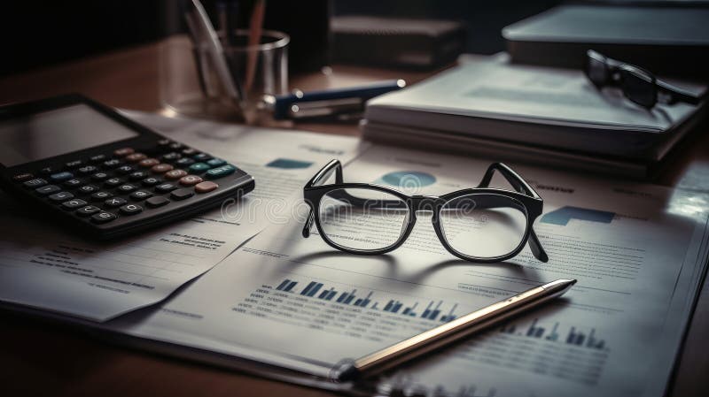 Business Counting According To Documents. Al Generated Stock ...