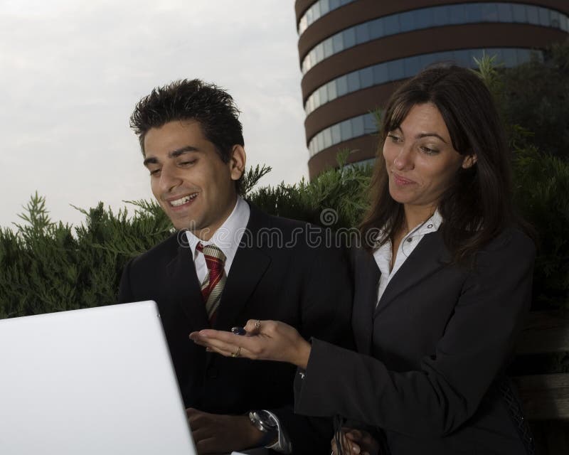 Business couple stock image. Image of determination, building - 1528235