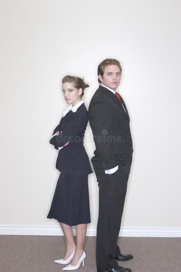 Business couple stock photo. Image of executive, expression - 2377924