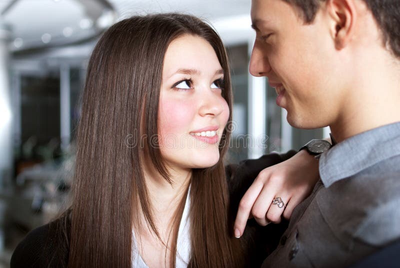 Business couple stock image. Image of cute, smile, professional - 35231597