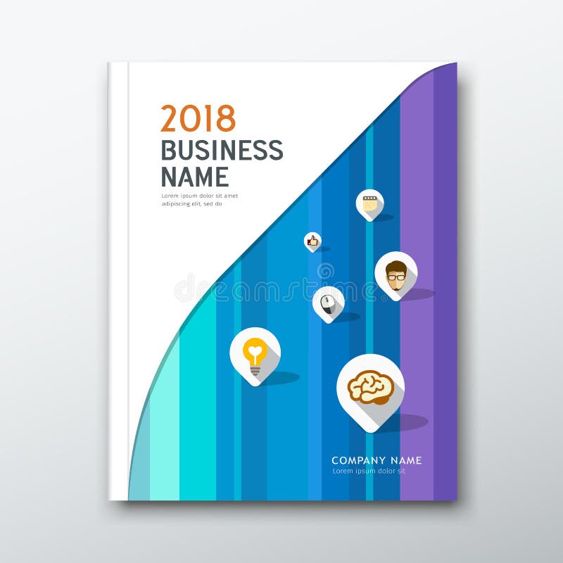 Business Cover Brochure Design with Select Option Diagram Stock Vector ...