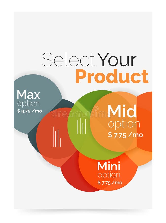 Business Cover Brochure Design with Select Option Diagram Stock ...