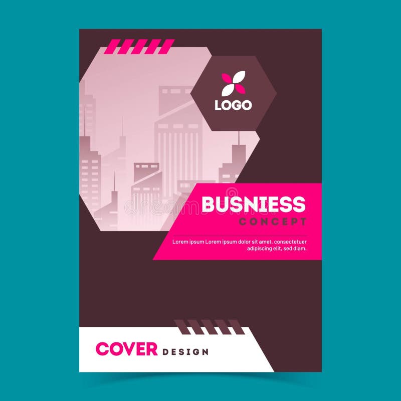 Business Cover Page or Template Layout with Space for Your Stock ...
