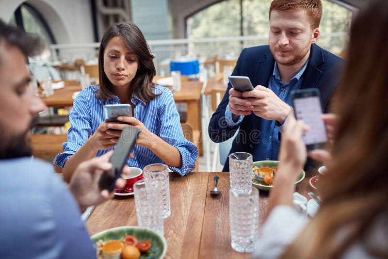 Business Cowokers Busy on the Phone Stock Photo - Image of indoors ...