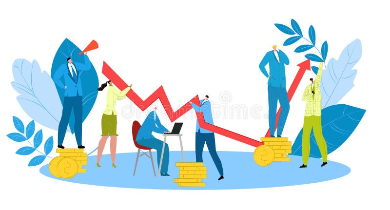 Business Creative Team Start Up Success Work Isolated Vector ...