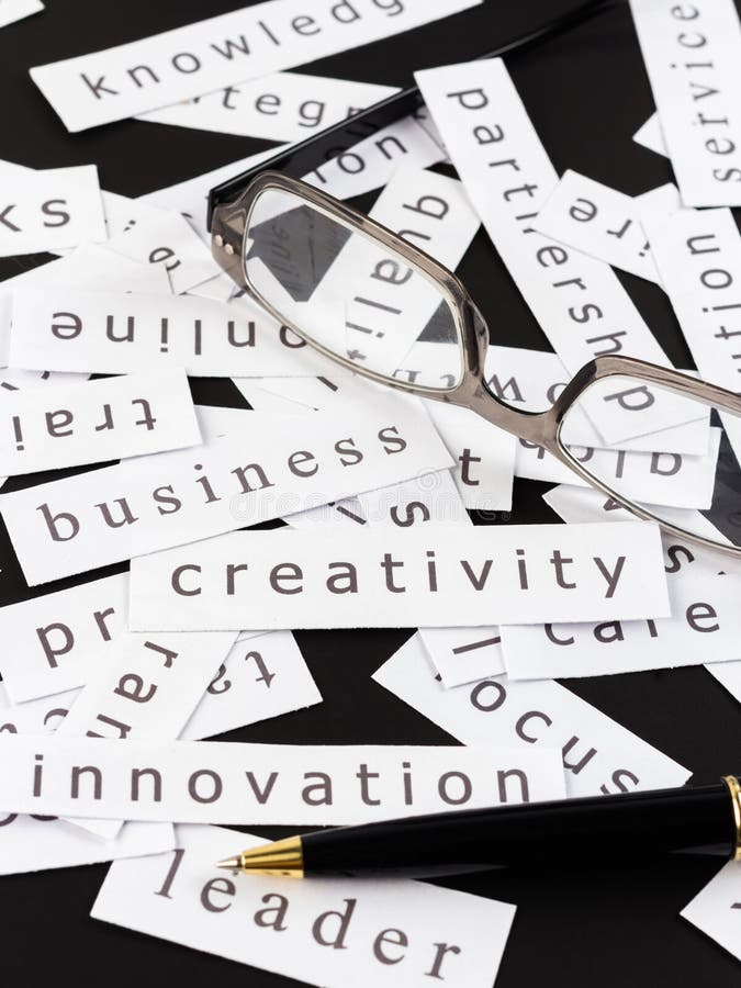 Creativity Innovation Ideas Business Solutions Stock Photo - Image of ...