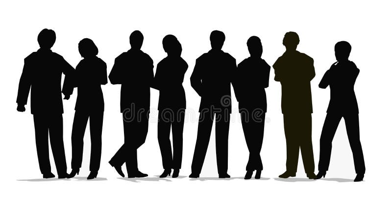 Business crowd vector stock vector. Illustration of male - 2053033