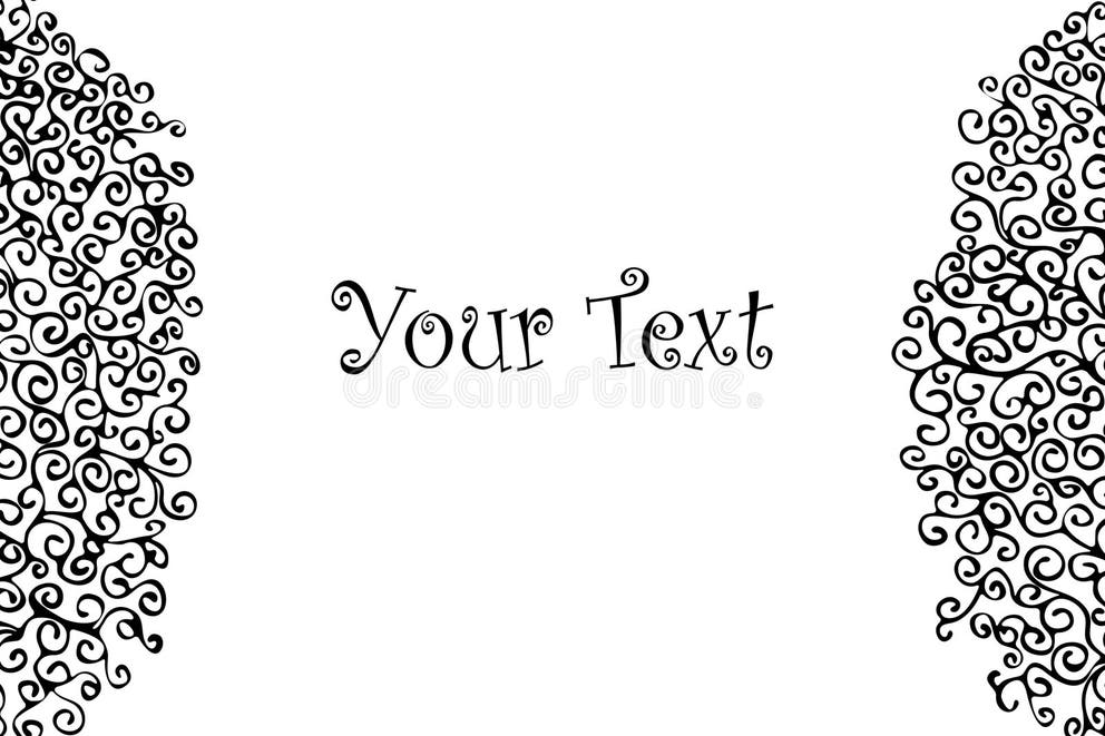 Business curl template stock vector. Illustration of plume - 280249026