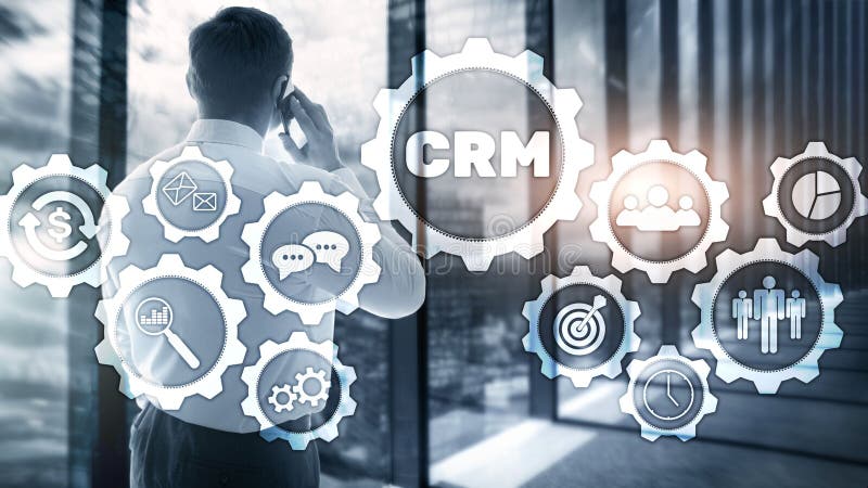 Business Customer CRM Management Analysis Service Concept. Relationship ...