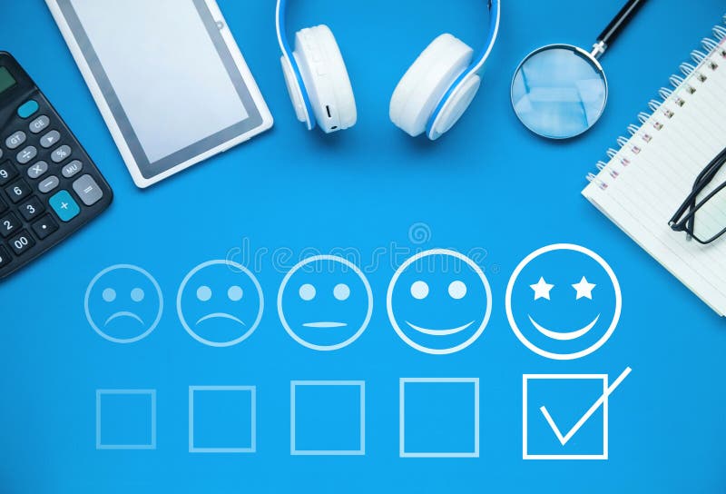 Business Customer Service. Rating Stock Image - Image of satisfaction ...