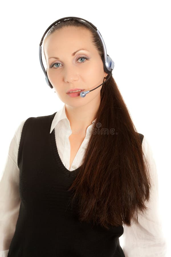 Business Customer Service Woman Stock Image - Image of intelligence ...