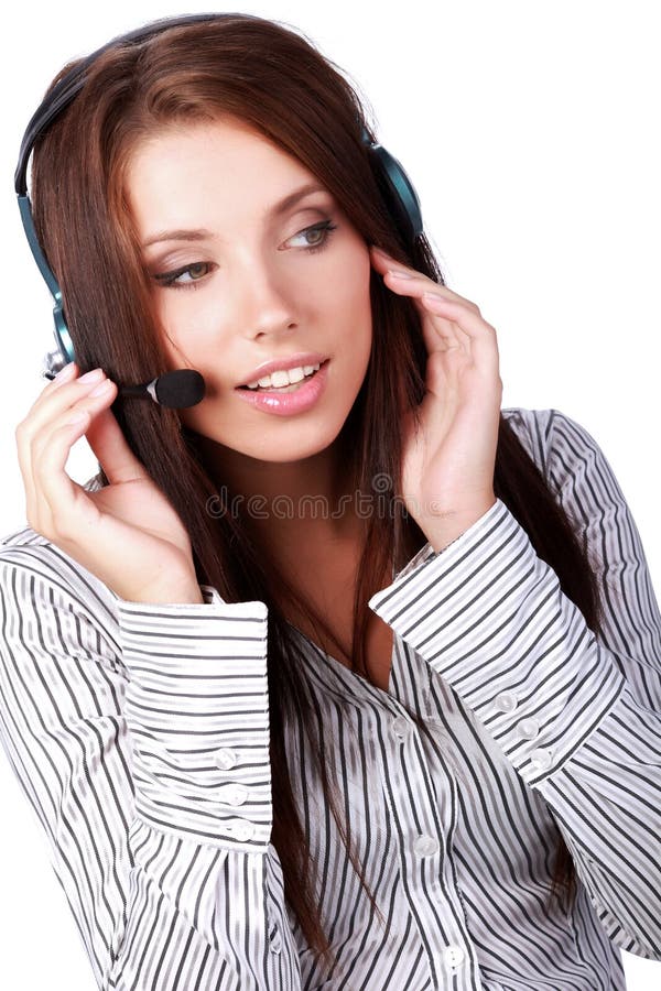 Business Customer Support Operator Stock Photo - Image of phone, center ...