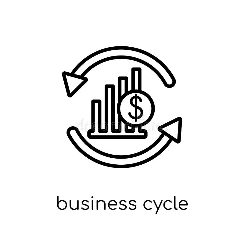 Business Cycle Icon from Business Cycle Collection. Stock Vector ...