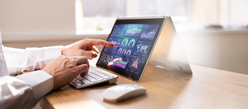 Business Dashboard Smart Marketing Data Banner Stock Photo - Image of ...