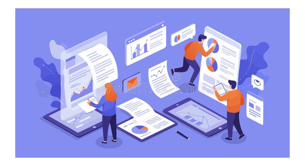 Business Data Analysis and Digital Report Workflow with People in ...