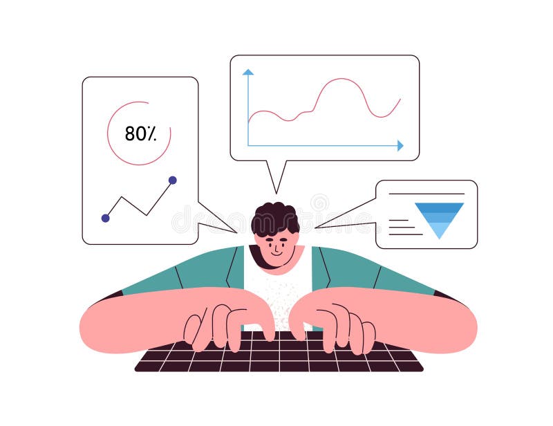 Analyst Cartoon Data Stock Illustrations – 1,720 Analyst Cartoon Data ...