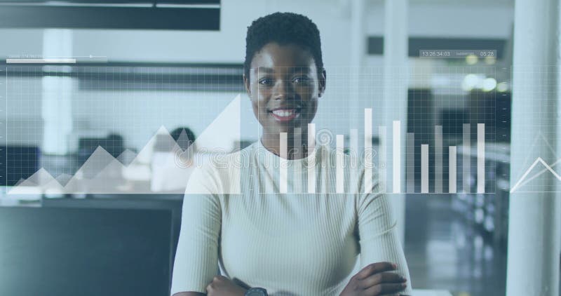 Business Data Analysis Image Over Confident Professional in Modern ...