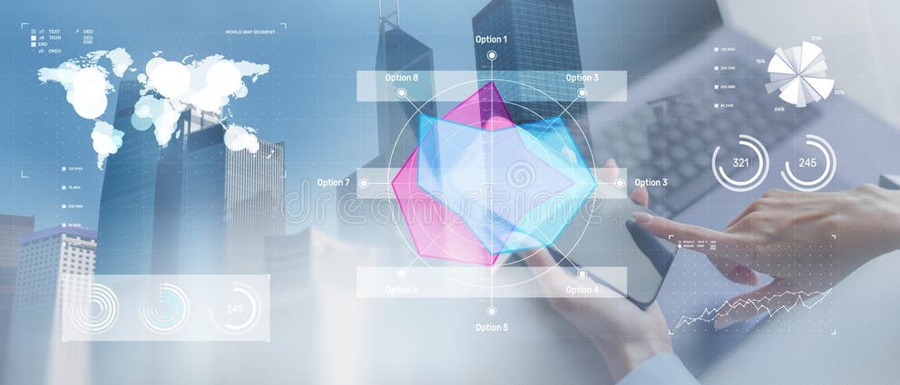 Business Data Analysis with Interactive Radar Chart Visualization Stock ...