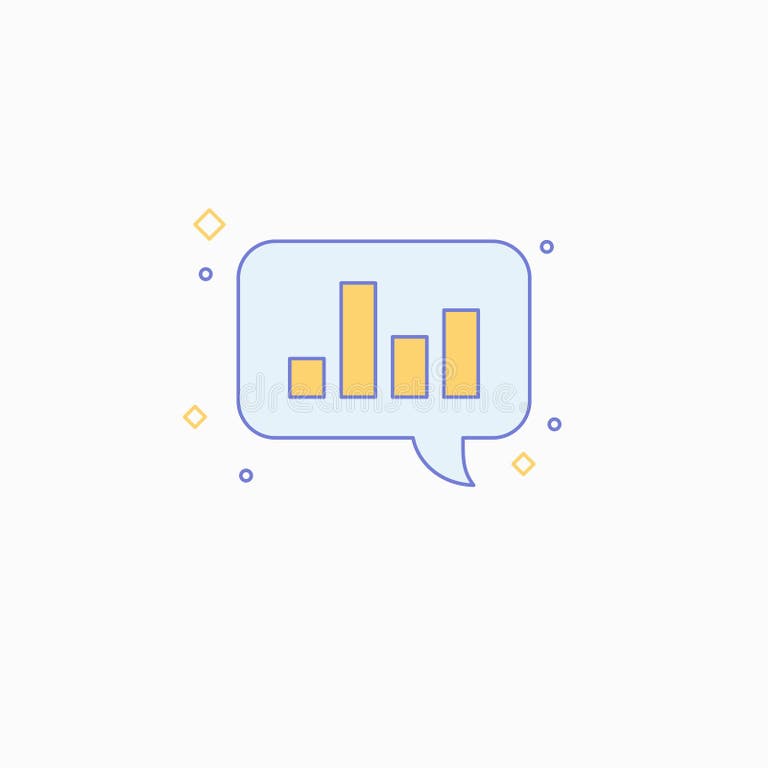 Business Data Analytics. Bright Modern Illustration of Analytics and ...