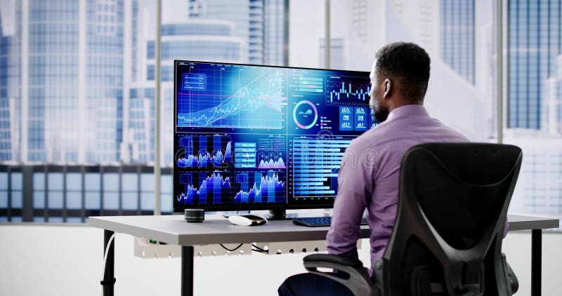 Business Data Analytics Dashboard Stock Image - Image of dashboard ...