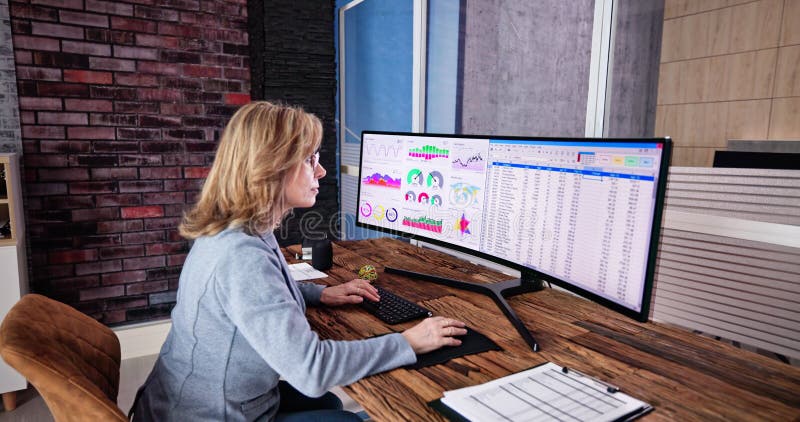 Business Data Audit Spreadsheet Stock Image - Image of spreadsheet ...