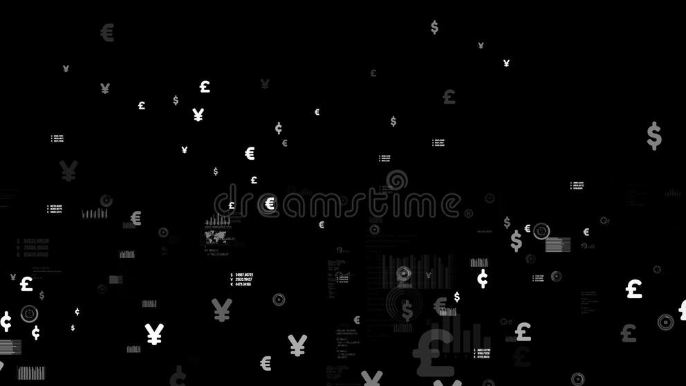 Business Data and Financial Figures Visualiser Graphic Stock ...