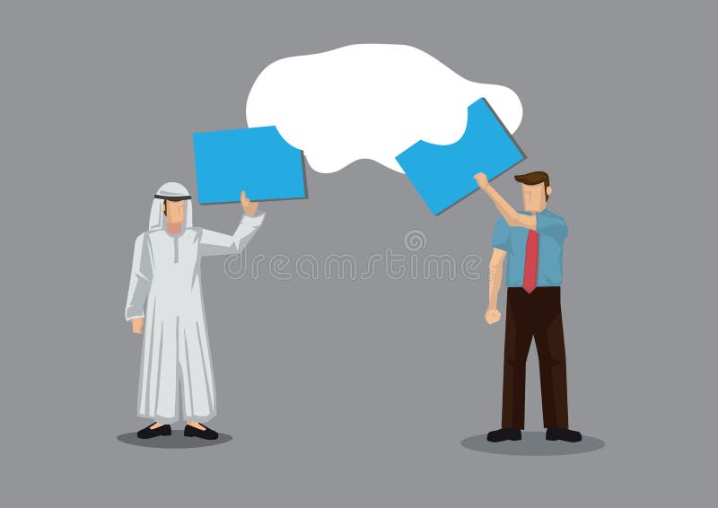 Business Data Transfer Using Cloud Technology Vector Illustraiton Stock ...