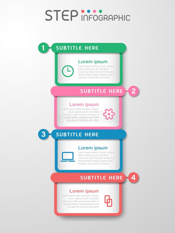 Data Infographic Element with Steps,options,milestone,processes or ...