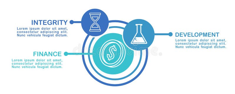 Business Data Visualization. Process Chart Stock Vector - Illustration ...