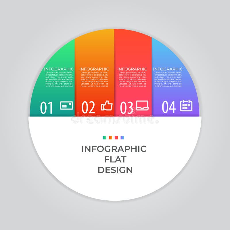 Business Data Visualization. Process Chart. Abstract Elements of Graph ...