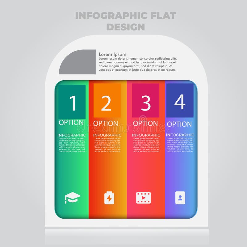 Business Data Visualization. Process Chart. Abstract Elements of Graph ...