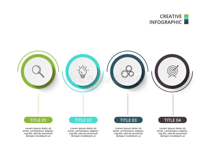 Business Data Visualization. Process Chart Stock Illustration ...