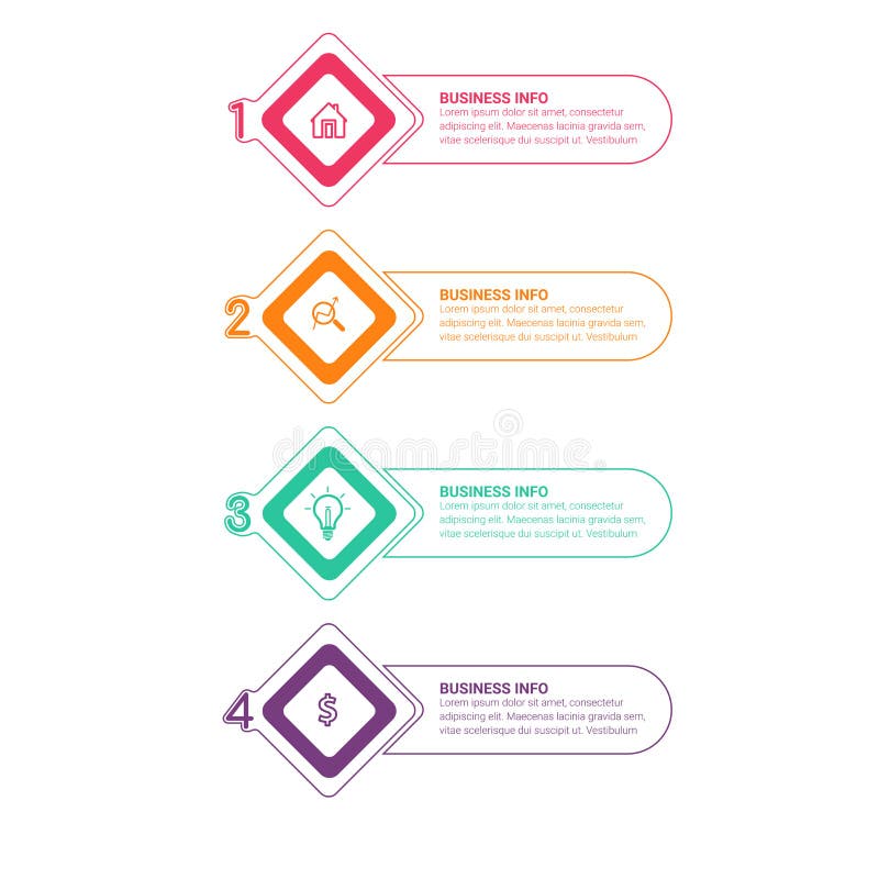 Business Data Visualization. Simple Infographic Design Template ...