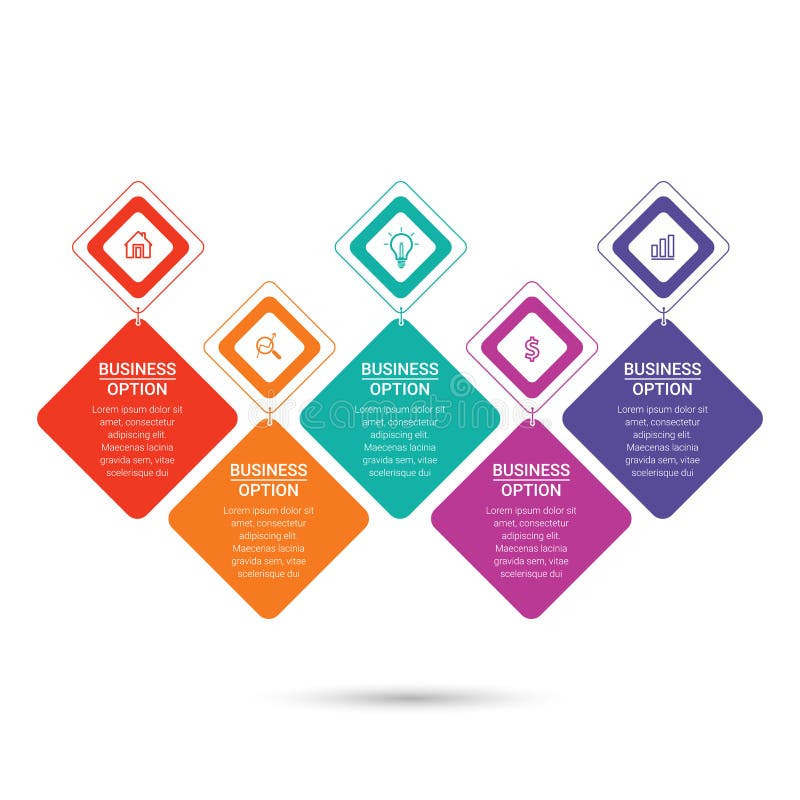 Business Data Visualization. Simple Infographic Design Template ...