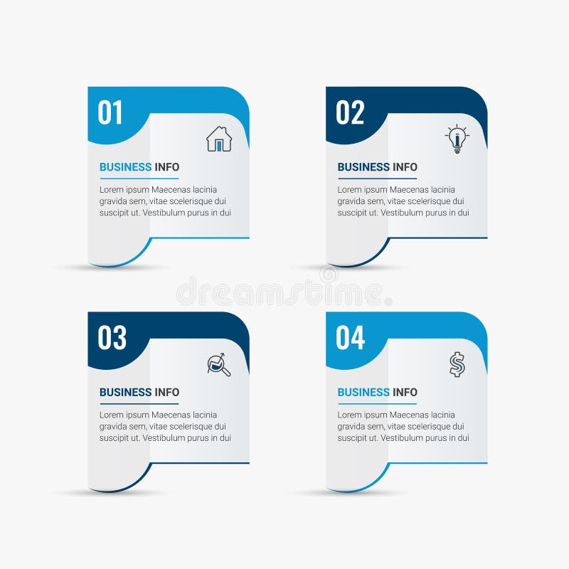 Business Data Visualization. Simple Infographic Design Template ...