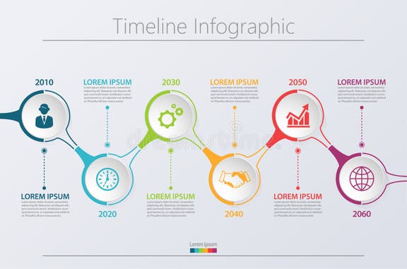 Infographic Business Template Timeline Technology Stock Illustrations ...