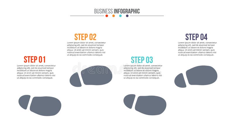 Business Data Visualization. Stock Vector - Illustration of feet ...