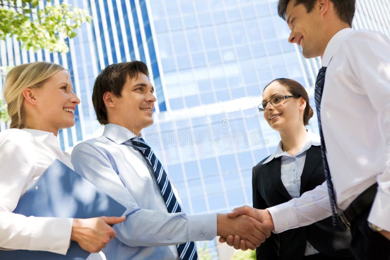 Business deal stock image. Image of company, business - 10508825