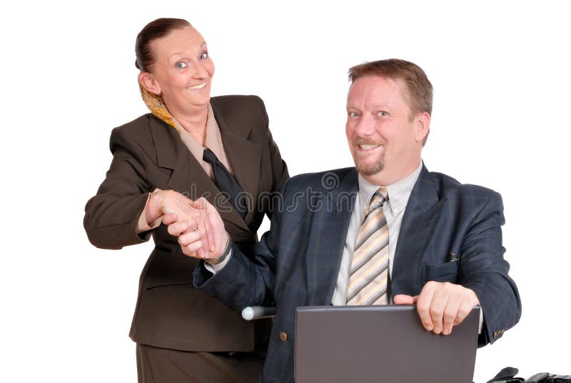 Business deal stock photo. Image of concluding, computer - 4653666