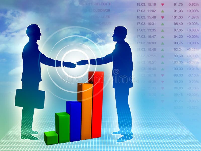 Business deal stock illustration. Illustration of equality - 4868427