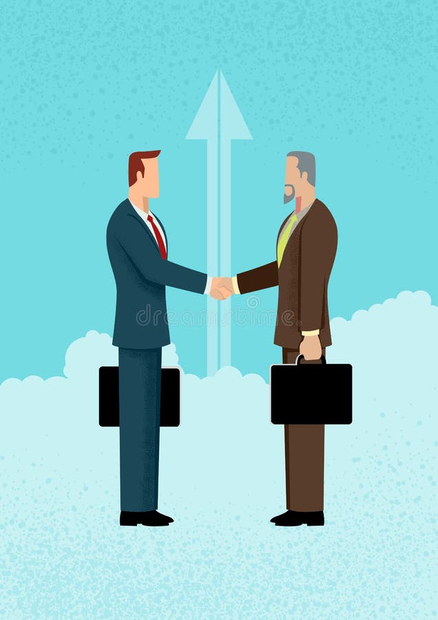 Business Deal Concept Illustration Stock Vector - Illustration of ...