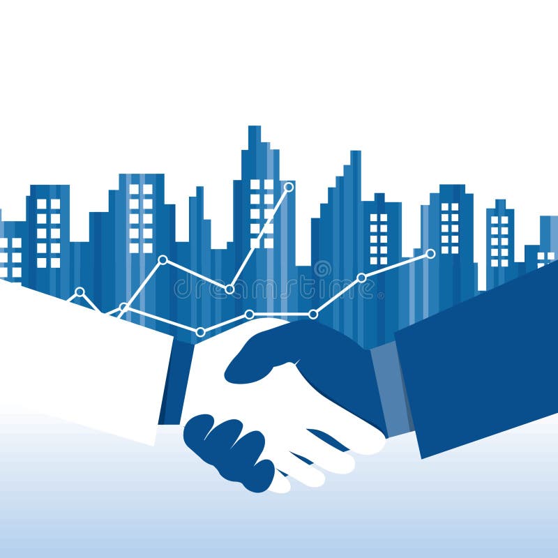 Business Deal Concept. Vector Illustration Decorative Design Stock ...