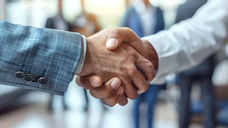 Business Deal Handshake stock illustration. Illustration of business ...