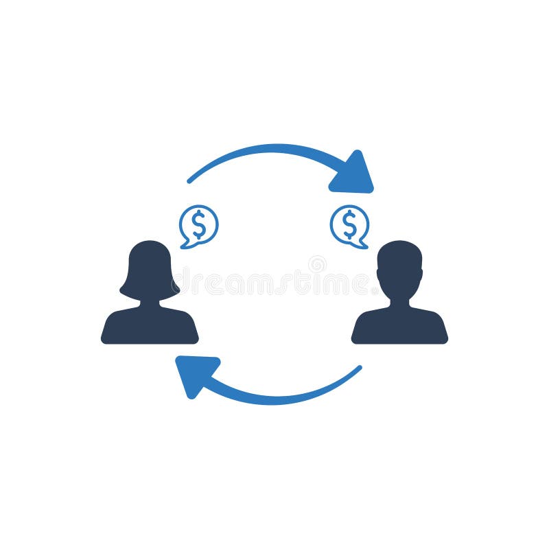 Business Deal Making Icon stock illustration. Illustration of finance ...