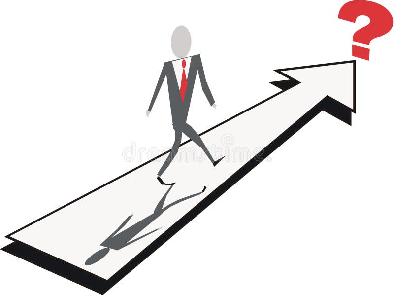 Business decision cartoon stock vector. Illustration of white - 12767822