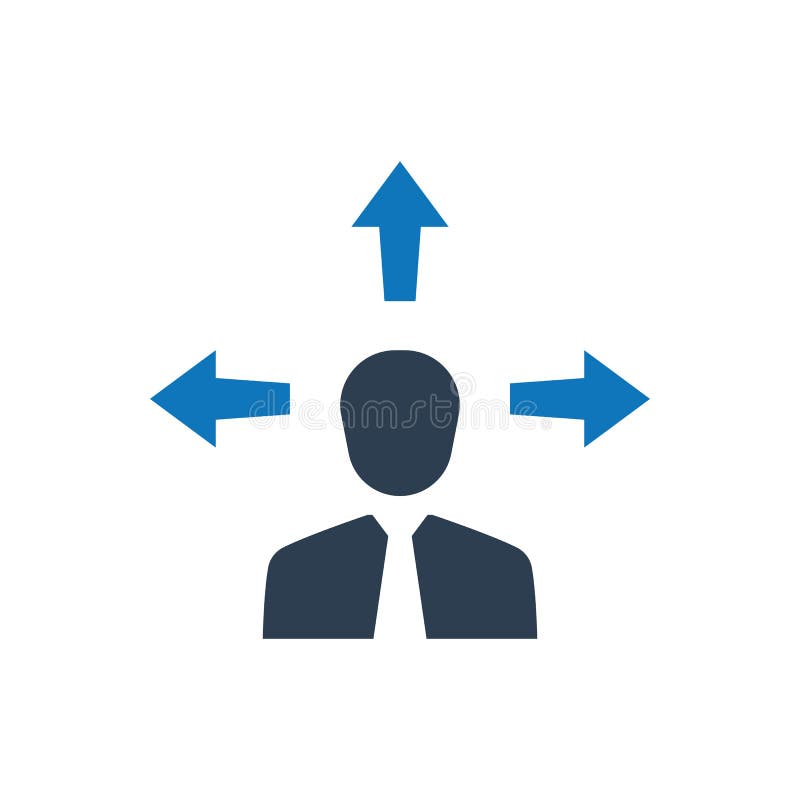 Business Decision Making Icon Stock Vector - Illustration of solution ...