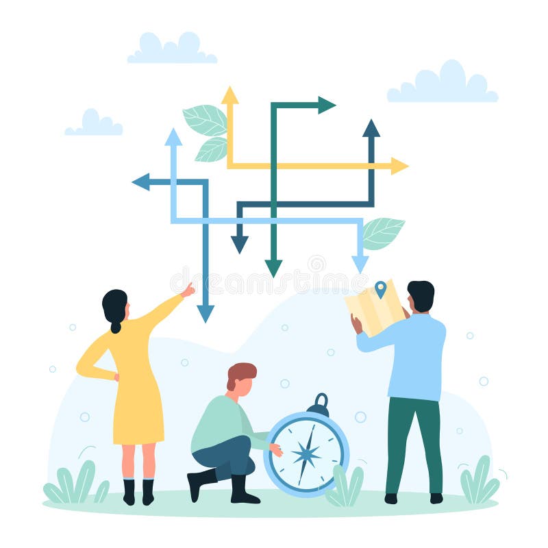 Business Decision Making Process of Tiny People in Doubt Using Compass ...