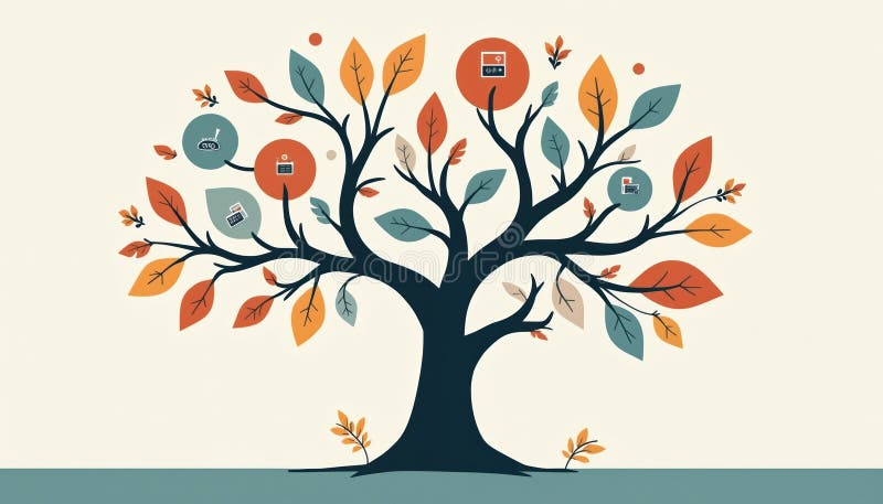 Business Decision Tree Diagram. Visualize Management Process with ...