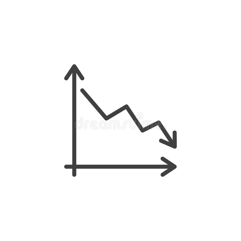 Negative Business Graph Arrow Stock Illustrations – 1,777 Negative ...
